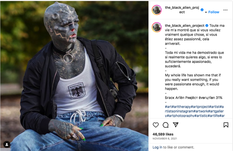 Person Dubbed ‘World’s Most Modified Man’ Reveals How He Looked Before ...